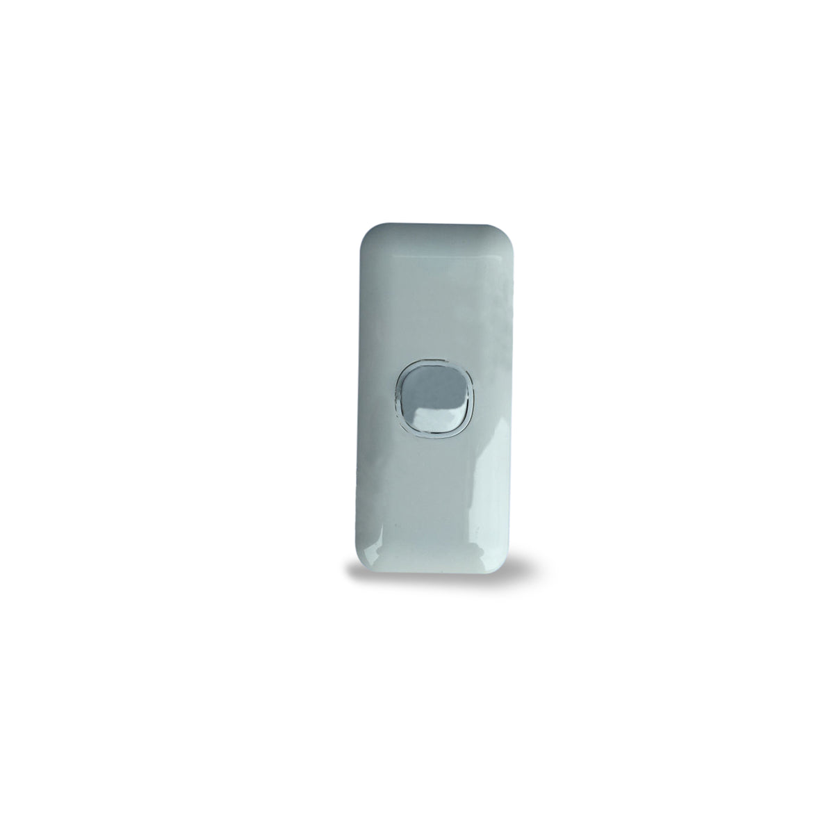 1 Gang Architrave "WAFER" Light Switch Single WHITE Narrow Arc Slim Ar ...