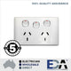 Double Power Point GPO with Extra Switch 2000 series – EDA Online