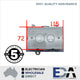 Weather Proof Double 15 AMP Power Point In WATER Enclosure Lock Clear ...