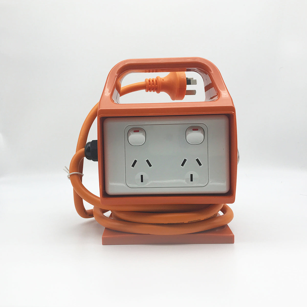 Portable RCD 2x Double Power Point Outlet GPO 10 Amp Safety Switch Tem ...