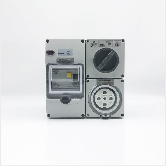 5 pin 32 Amp Switch Socket RCD Combination Outlet 4 Pole Switchboard I ...