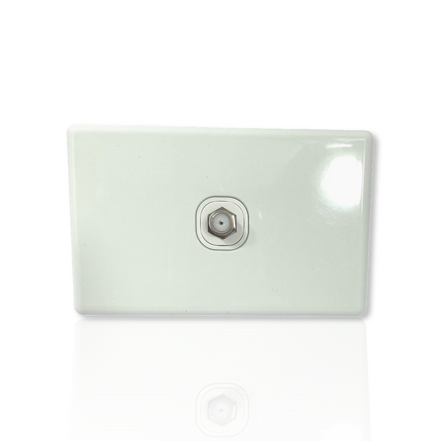 Cable Pay TV Outlet Socket F-TYPE with Free Connector Electrical Telev ...