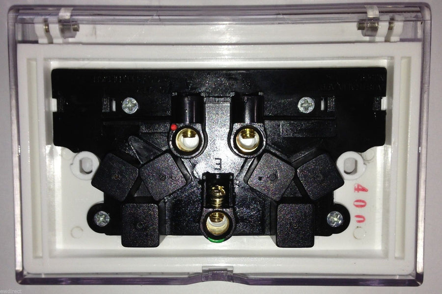 Weatherproof IP66 Double GPO Power Point & Neon Outside Outlet Outdoor ...