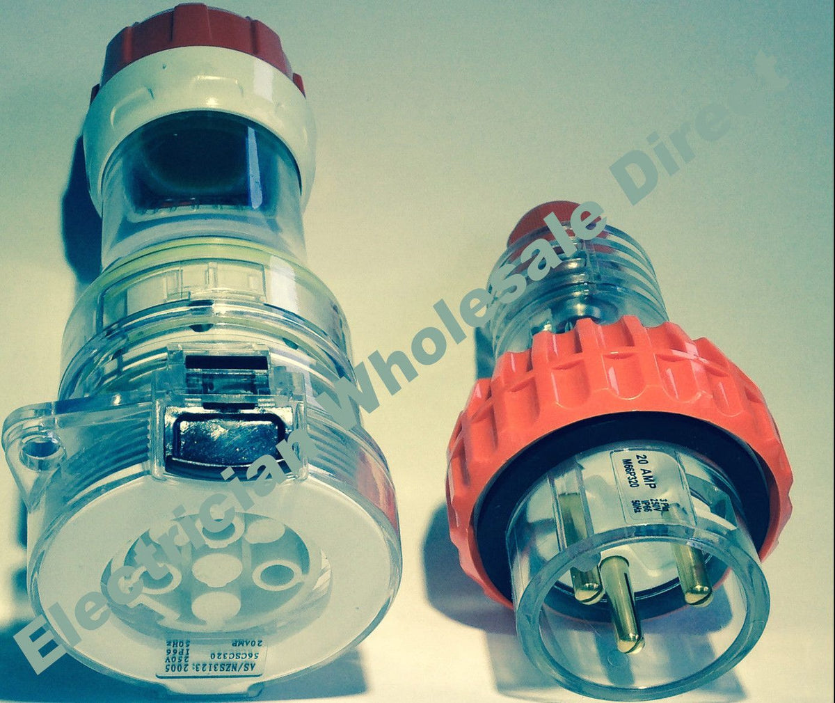 Plug and Socket 20 amp round pin 240V – EDA Online