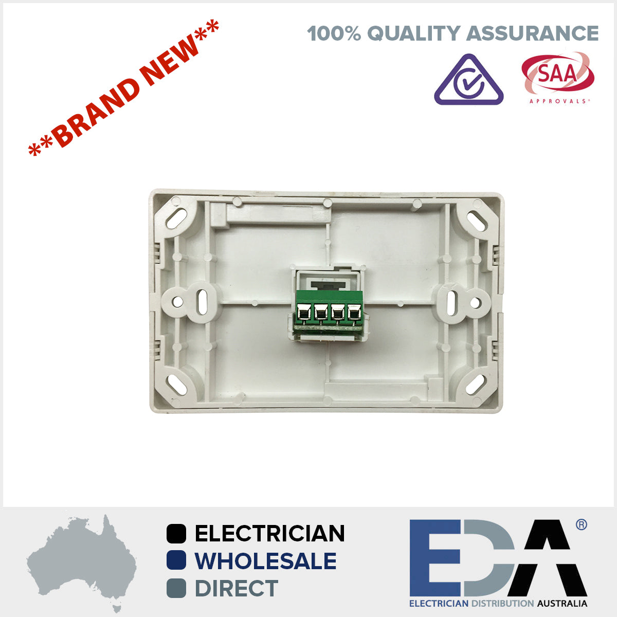 Rj11 Telephone Outlet Point Socket White Coax Cable Electrical Televis ...