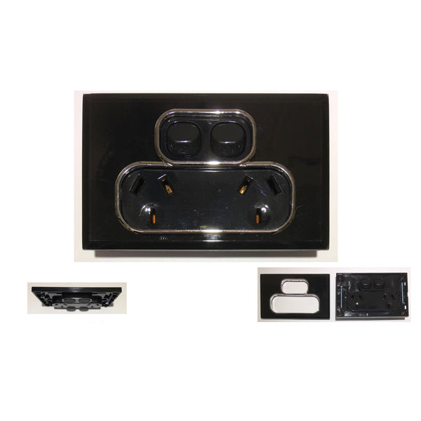 Suspended 15 Amp Pendant Hanging Ceiling GPO Power Point Socket Outlet ...