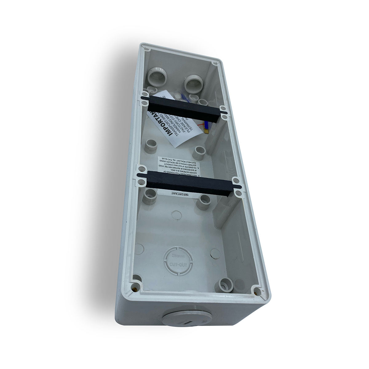 Triple base for weatherproof outlets, enclosures, switches conduit ip6 ...
