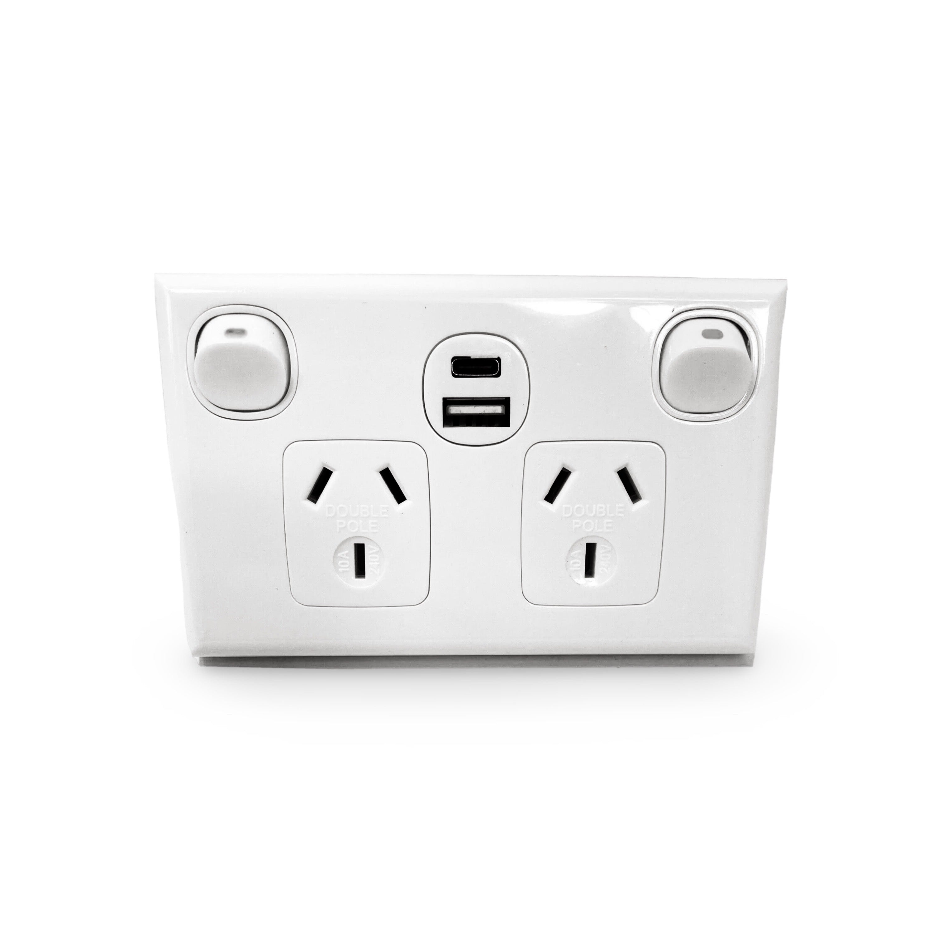 USB Caravan Power Point Fast Double USB Power Point Socket For Caravan ...