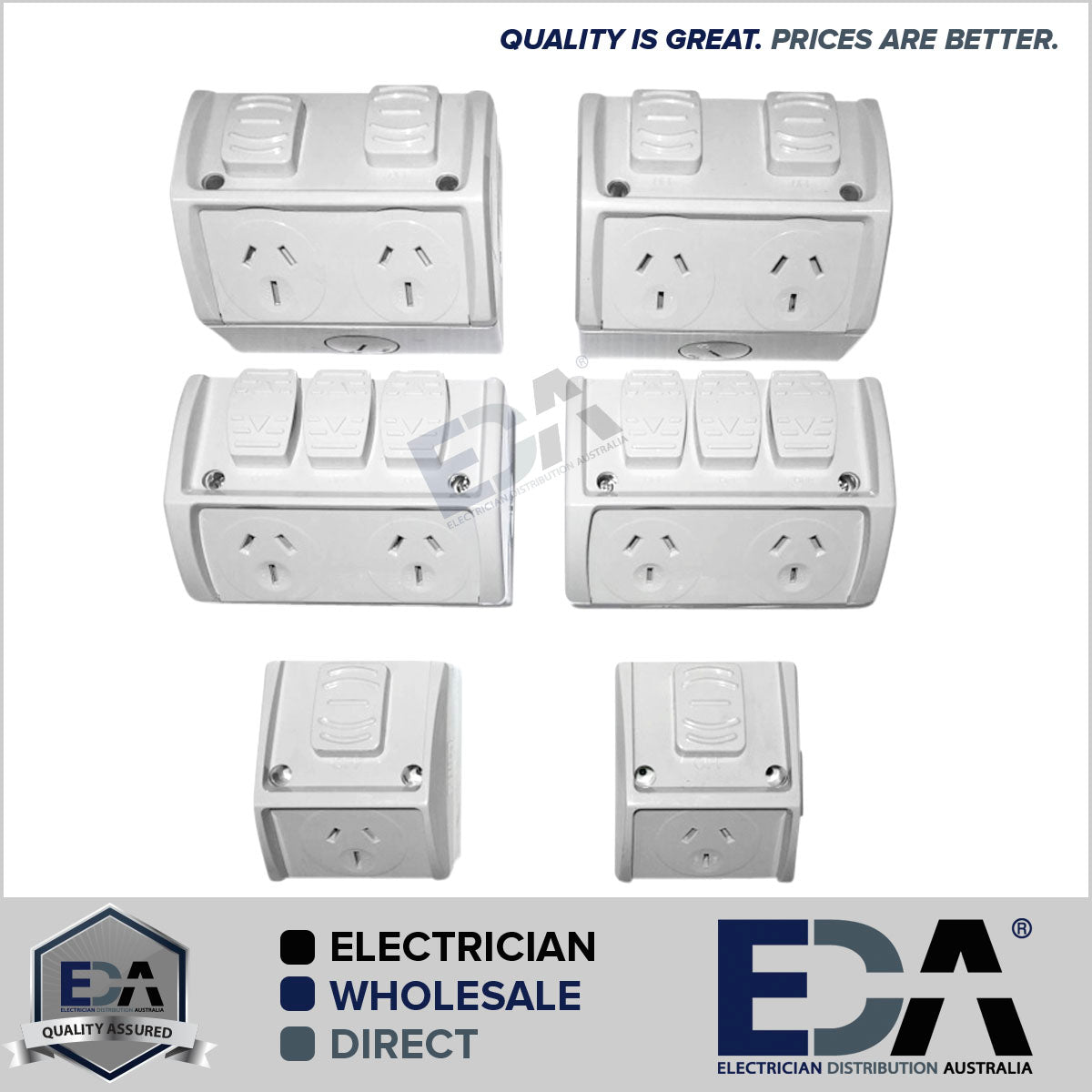 Weatherproof Power Point Outlet DGPO NEW Water Proof External – EDA Online