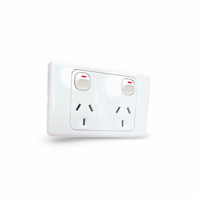 X10 BULK! Double Power Point GPO Outlet Switch Electrical 2000 Series ...